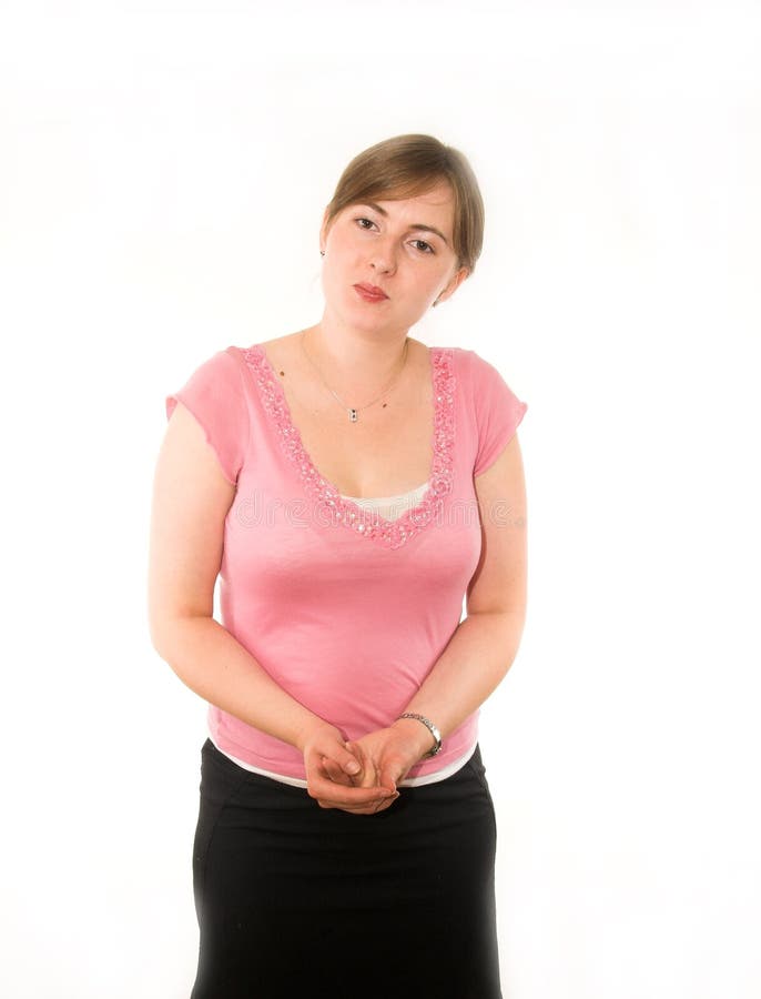 Woman in polite pose stock photo. Image of sensuality - 2830636