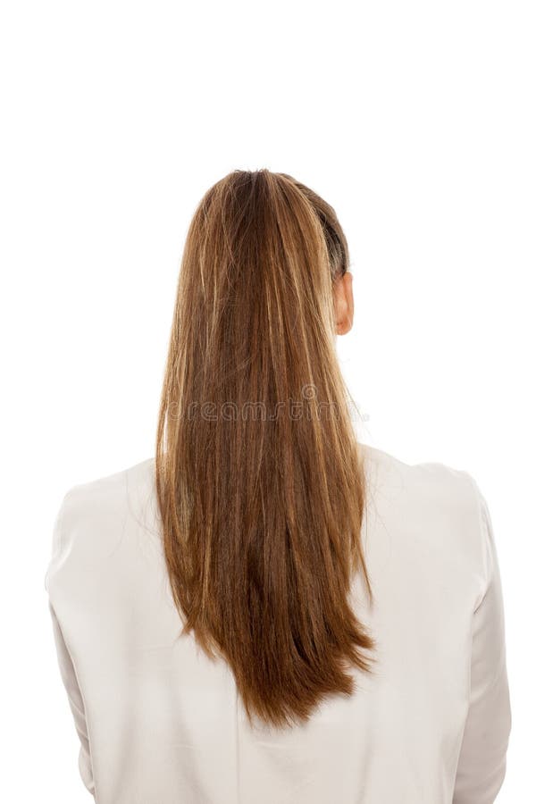 Woman with ponytail stock image. Image of long, fashion - 106203061