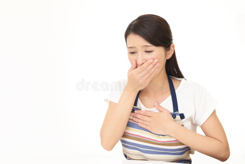 Woman throwing up stock image. Image of fatigue, expressions - 87765183