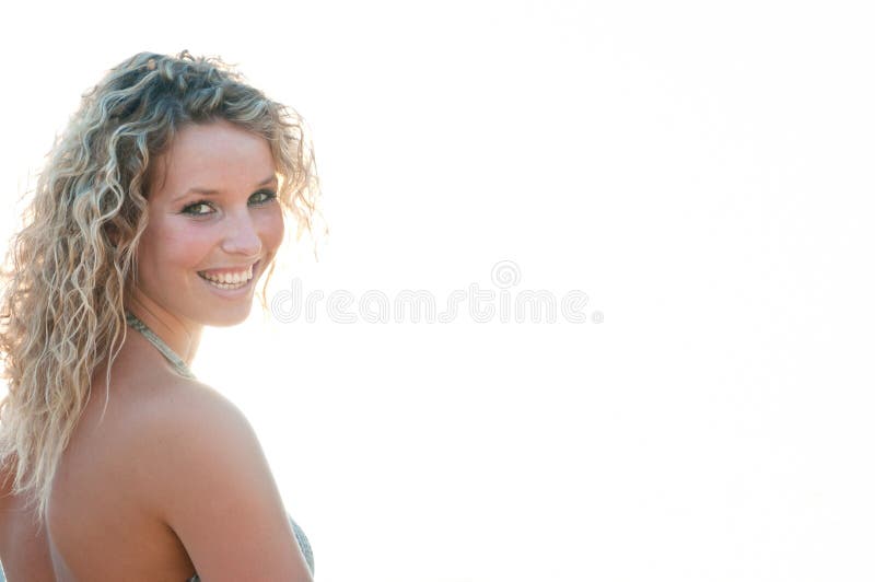 Portrait in backlight stock photo. Image of hair, mobile - 27823684