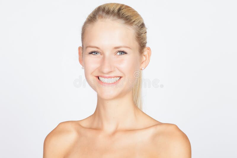 Woman Portrait - Face Closeup Stock Photo - Image of hair, steady: 56768914