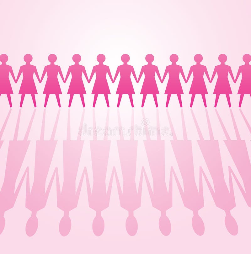 The woman power stock vector. Illustration of love, pair - 35305216