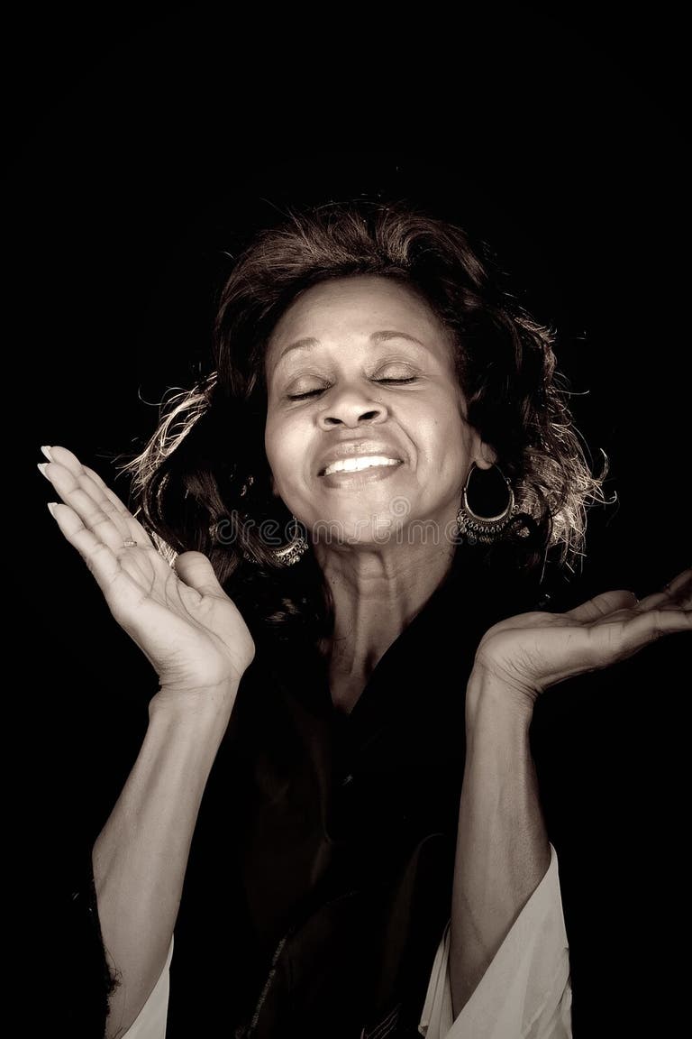 Black Woman Praising God Stock Photos - Free & Royalty-Free Stock ...