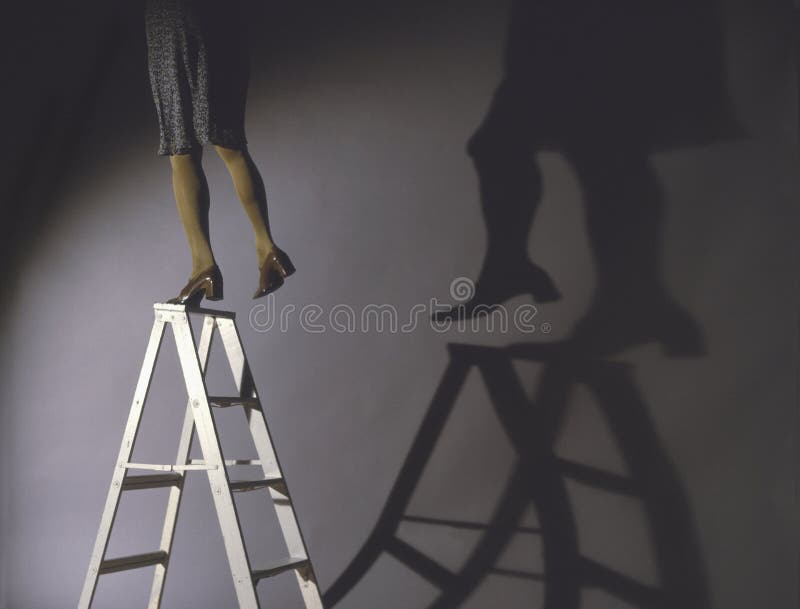 Danger, ladder stock photo. Image of ladder, street, career - 22192