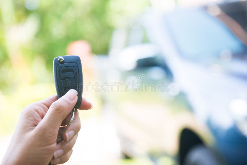 Woman Pressed Remote To Open Car Stock Photos - Free & Royalty-Free ...