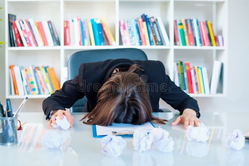 Office Employee Sweating And Smelling Armpit At Work Stock Photo ...