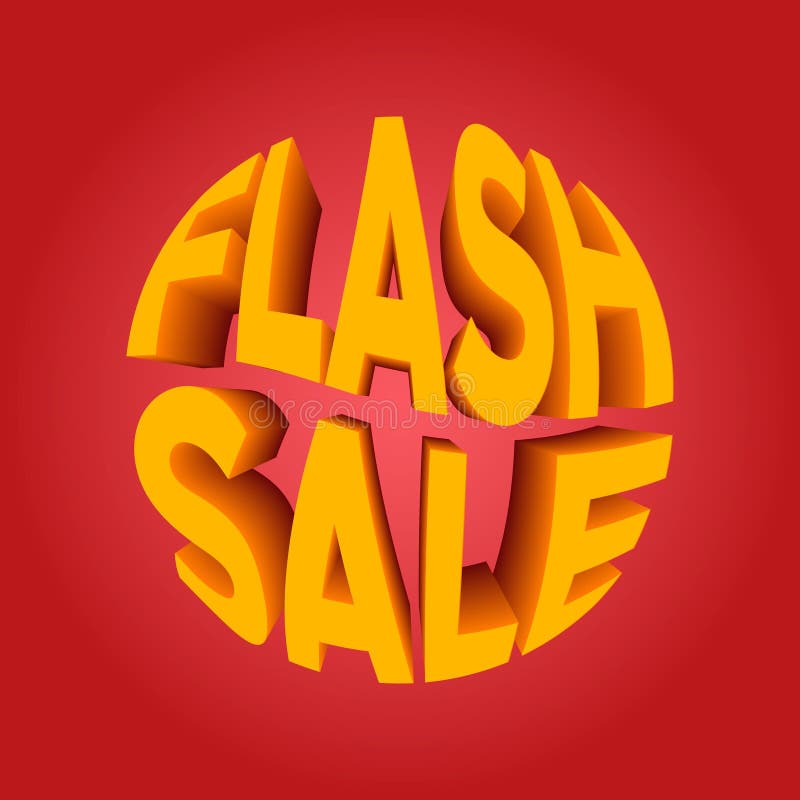 Vector of Flash Sale. Perfect for Promotion Content, Marketing Content ...