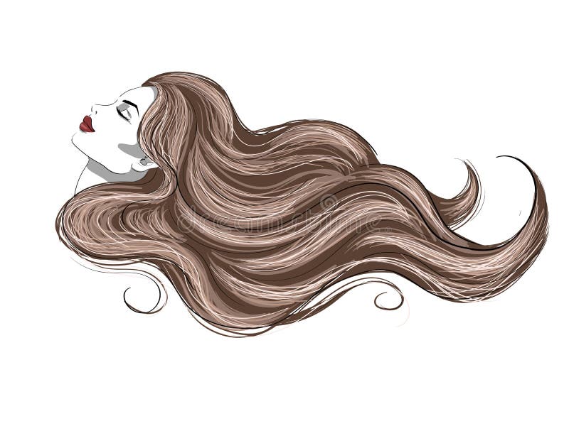 Wavy Hair Cartoon Stock Illustrations – 4,351 Wavy Hair Cartoon Stock ...
