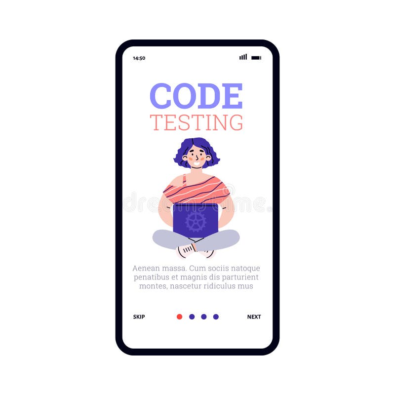 Programmer Doing Programming Languages Design and Program Code on ...