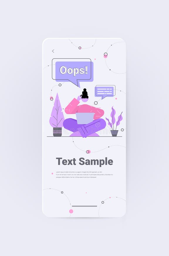 Woman Programmer Using Laptop Repairing Site with Problem Not Working ...