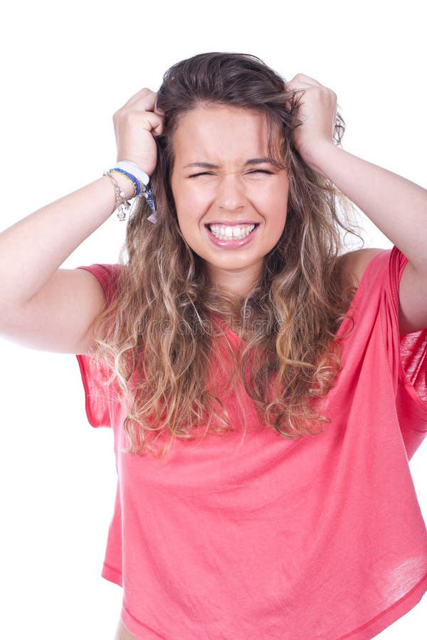 Woman Pulling Hair Picture. Image: 20150930