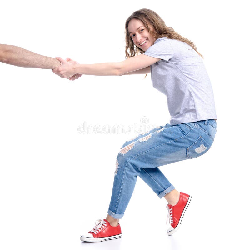 663 Woman Pulls Man Stock Photos - Free & Royalty-Free Stock Photos ...