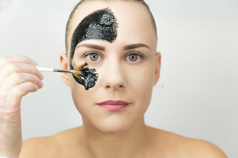 Black mask stock image. Image of high, mask, cosmetics - 102860745