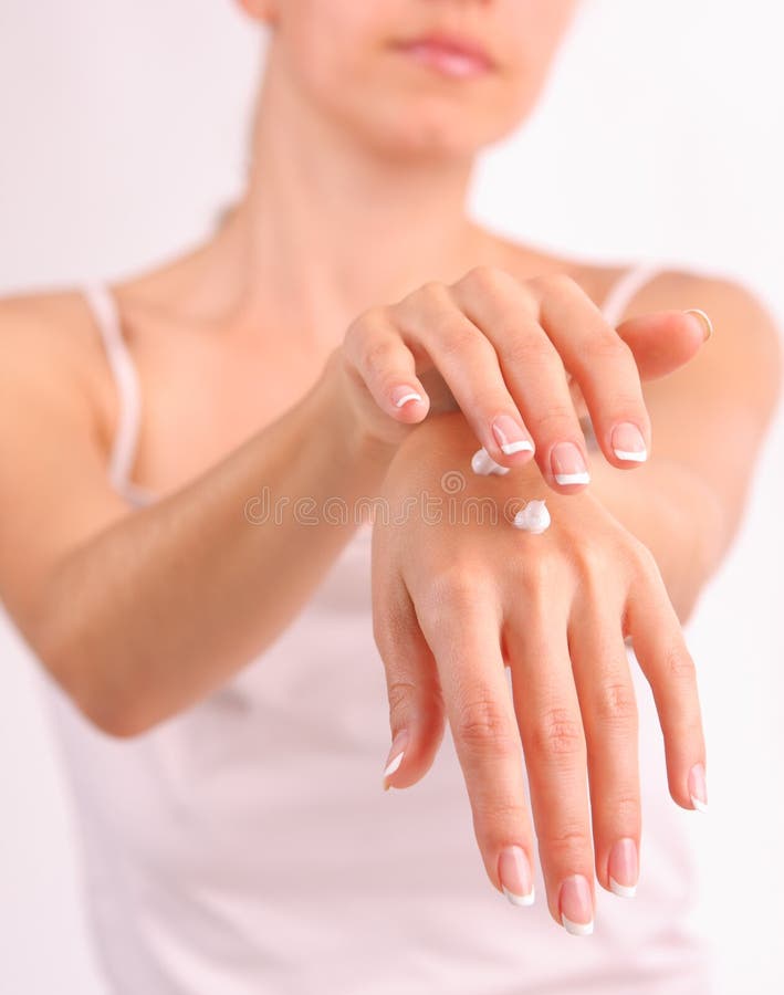 Hand care stock image. Image of hand, health, cream, cosmetics - 3962535