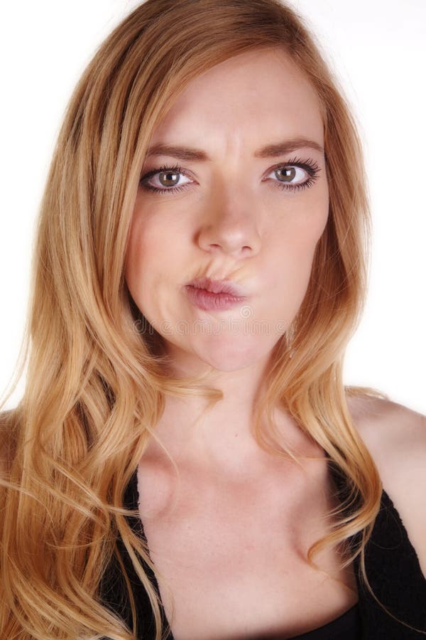 Woman expression frazzled stock photo. Image of glamour - 16493798