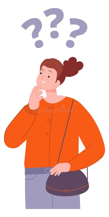 Head Question Marks Around Stock Illustrations – 55 Head Question Marks ...