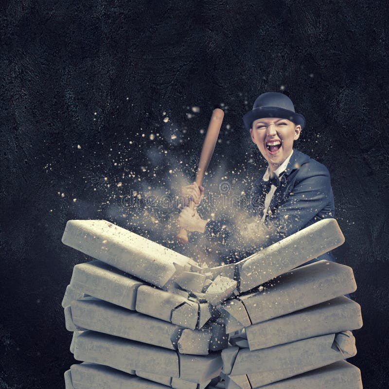 Woman in rage stock photo. Image of pressure, adult, angry - 61463888