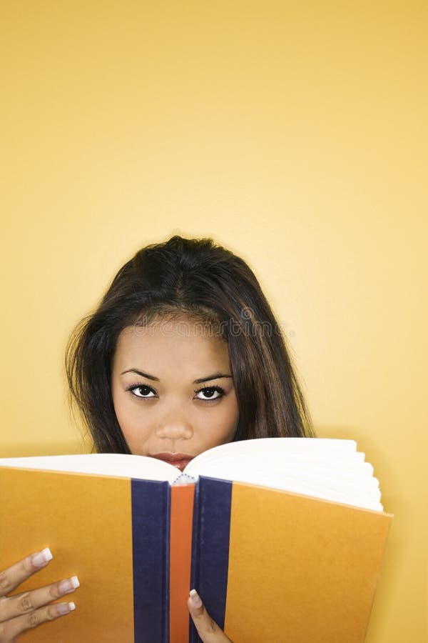 Woman reading book. stock image. Image of person, literacy - 2423285