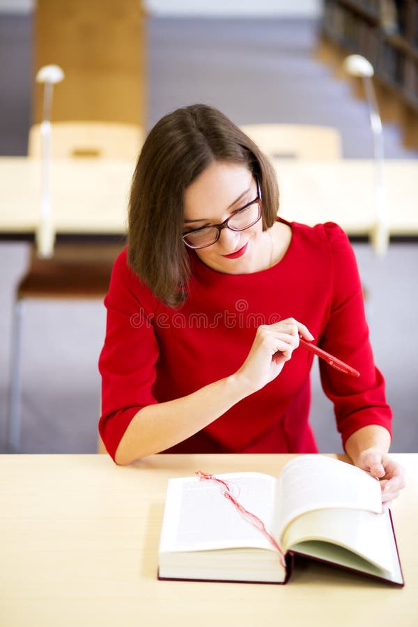 Woman Reading Funny Part of Boring Text Stock Photo - Image of novel ...