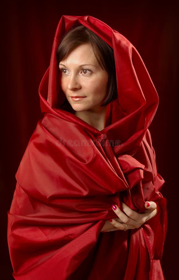 Woman in red stock image. Image of skin, style, beautiful - 7770975