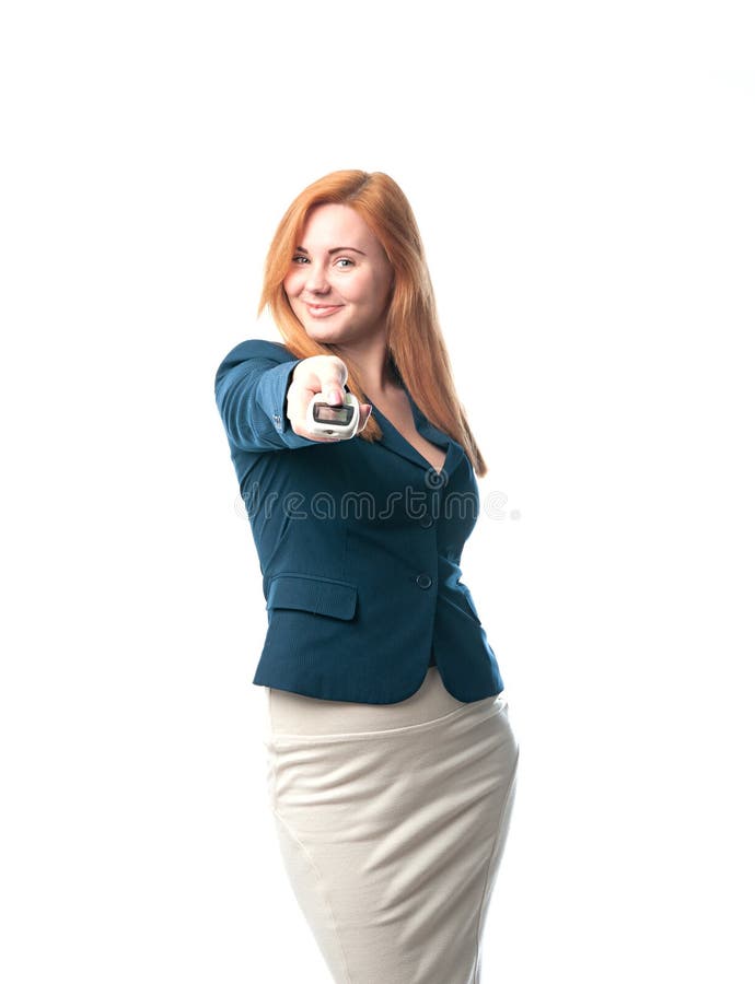 Woman remote controls stock image. Image of console, lifestyles - 55889609