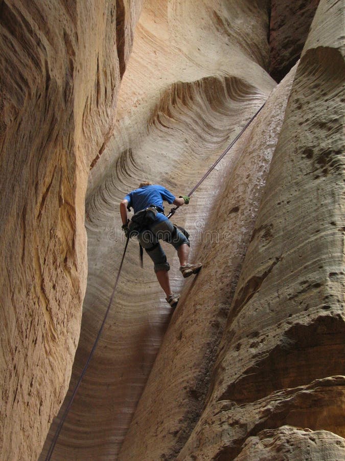 Rock climbing stock photo. Image of rope, climbing, challenge - 5499364