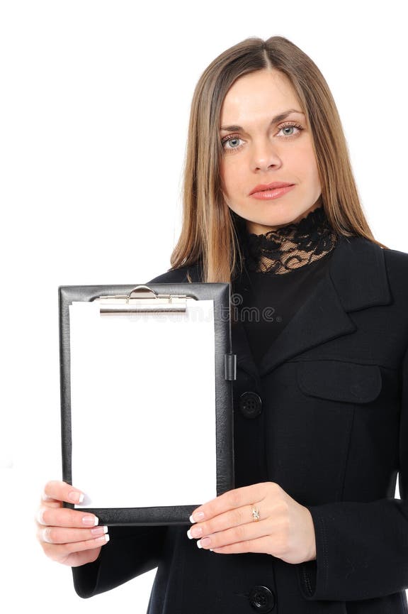 Woman Representing Something Stock Photo - Image of cute, people: 13455364