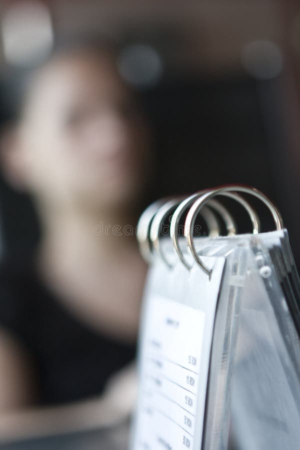 One moment please sign stock photo. Image of speaking - 1402048