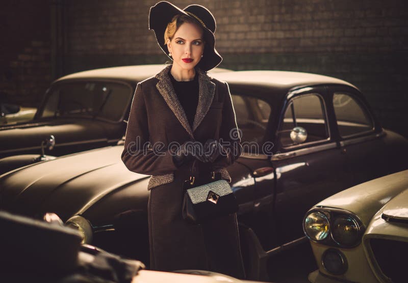 439 Classic Woman Retro Cars Stock Photos - Free & Royalty-Free Stock ...