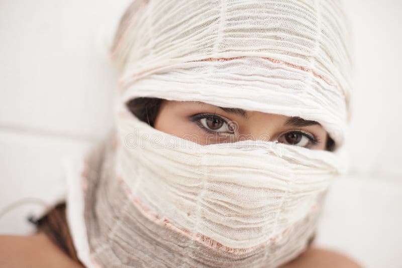 Woman in Revealing Summer Clothing Stock Image - Image of breasts ...