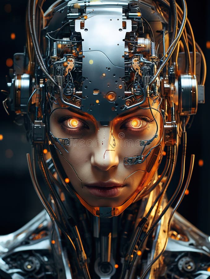 A Woman Robot Shaping the Future Stock Illustration - Illustration of ... A Woman Robot Shaping the Future Stock Illustration - Illustration of ...