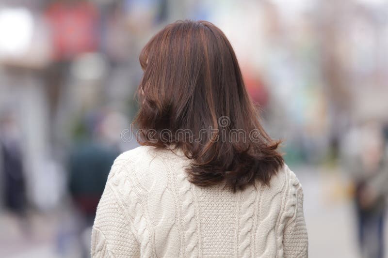 Woman s back view stock photo. Image of person, portrait - 324716948