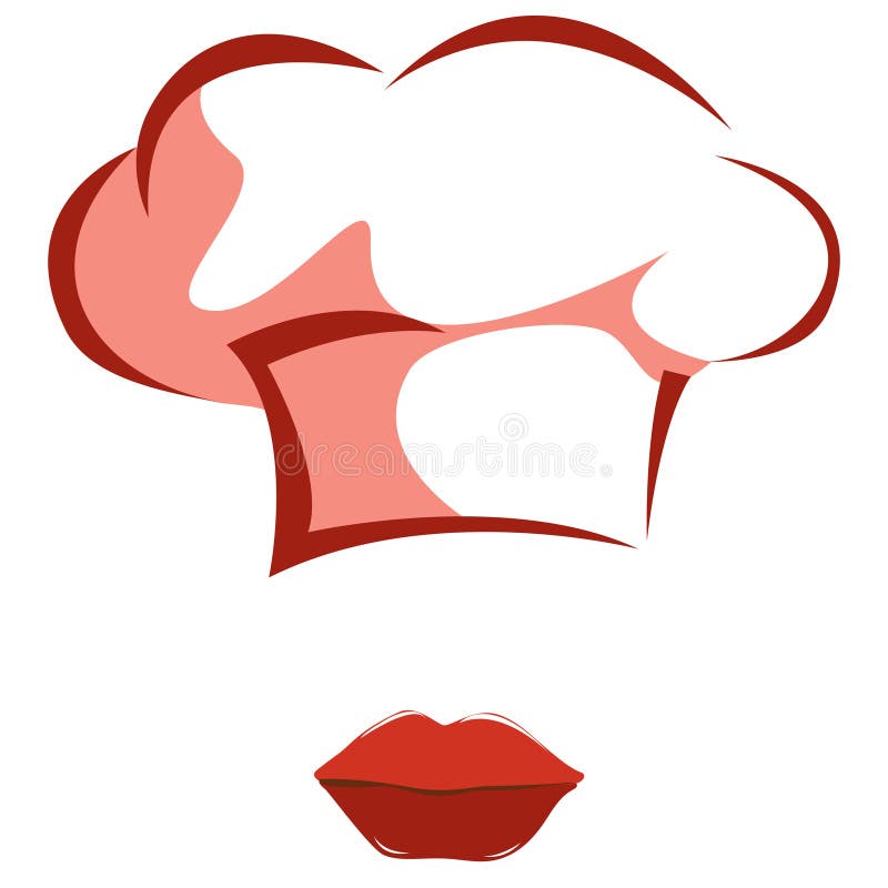 Lady Chef Hat Logo