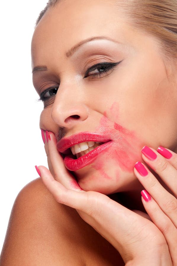 Woman s face stock photo. Image of attractive, young - 21914936