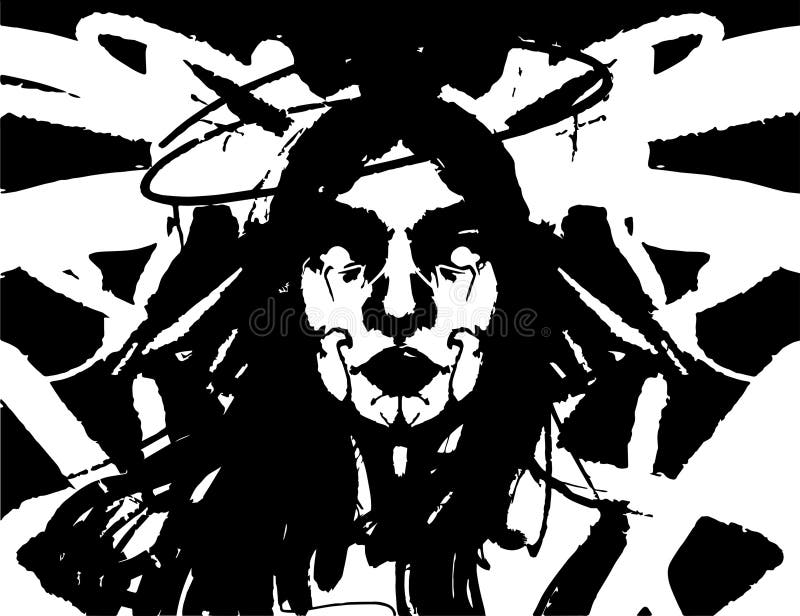 Woman S Face Silhouette in Backlight. Stock Vector - Illustration of ...