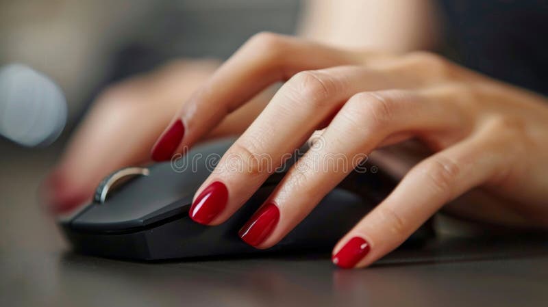 Hand Working Mouse Stock Illustrations – 768 Hand Working Mouse Stock ...
