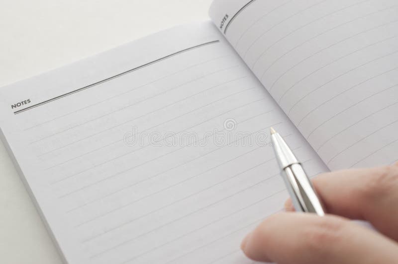 Woman s hand taking note stock image. Image of woman - 41519245