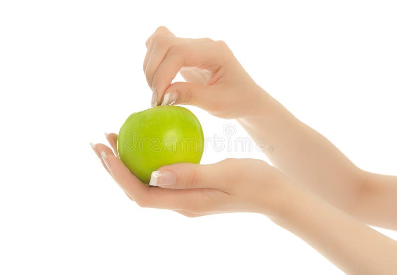Woman S Hands with Healthy Fruit Stock Image - Image of background ...