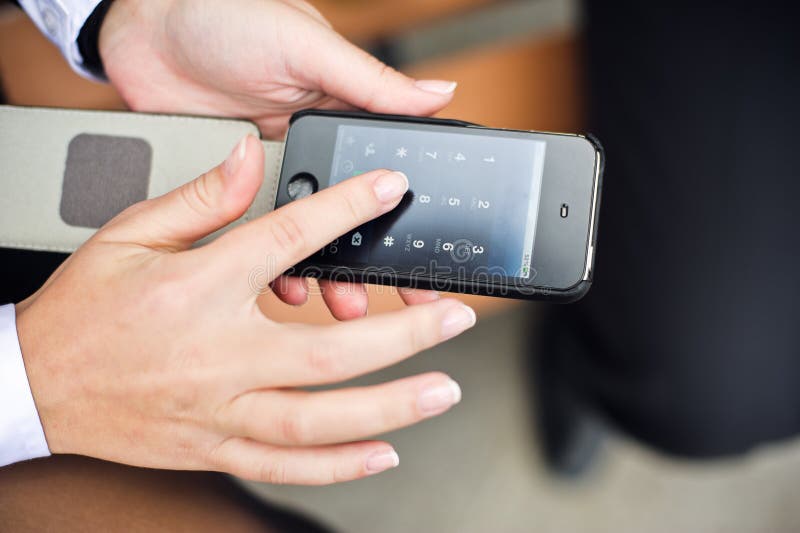 Woman S Hands Write Down the Phone Number Stock Image - Image of ...