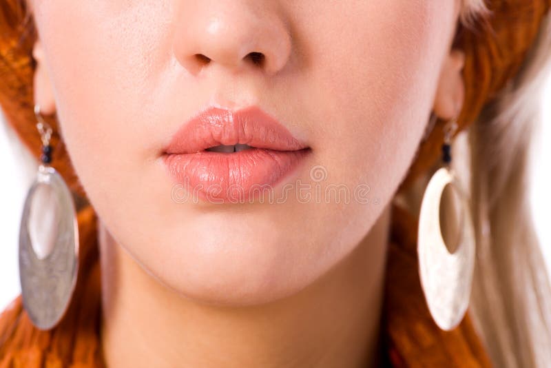 Woman s Lips stock image. Image of luxury, makeup, femininity - 12364707