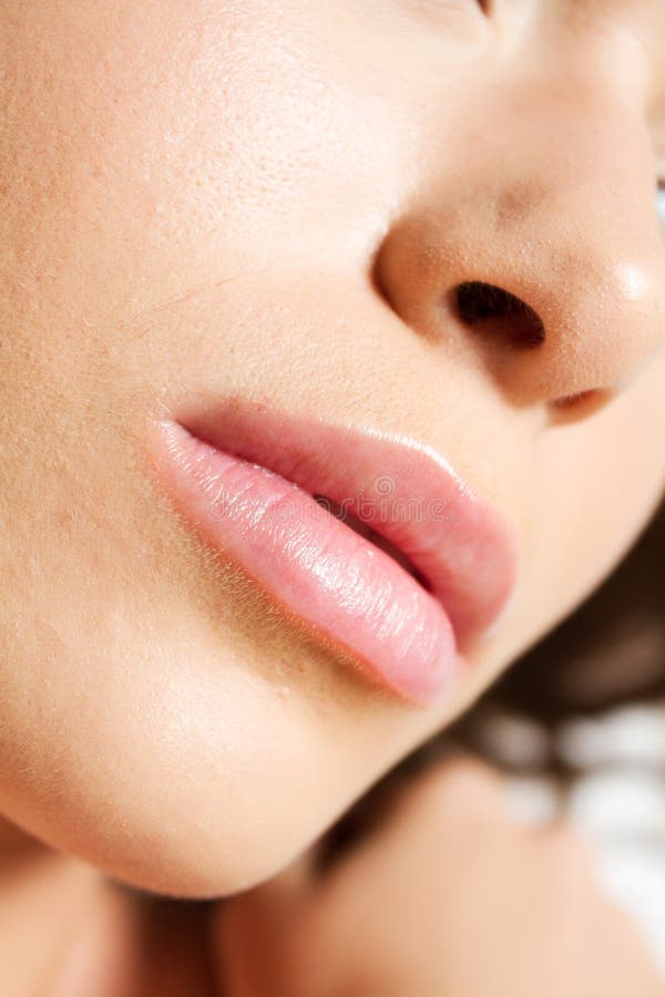 Pouting lips stock photo. Image of caucasian, mouth, cosmetics - 20022946