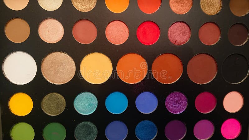 Makeup colours stock image. Image of model, colorful - 18813047