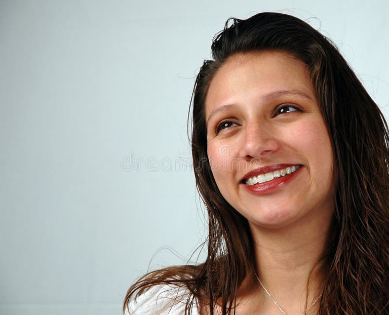 Woman s portrait stock image. Image of empty, lady, advertisement - 32383