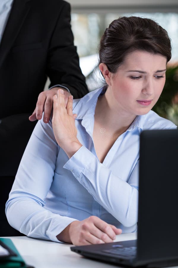 Woman s refusal stock image. Image of career, inappropriate - 47305939
