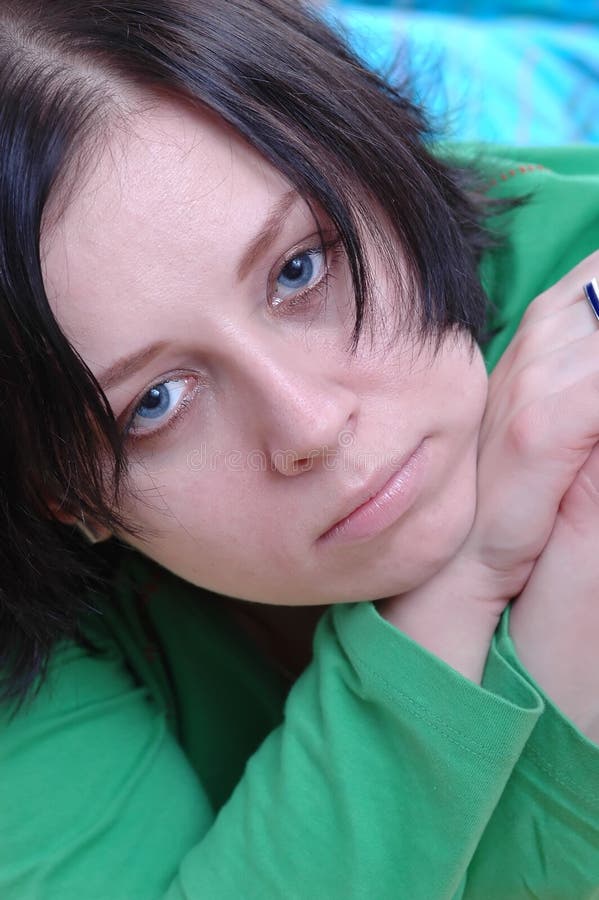 Woman s sad face stock photo. Image of female, woman, face - 342976