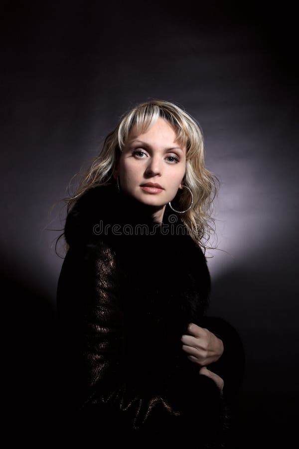 Woman s studio portrait stock image. Image of style, human - 12114163
