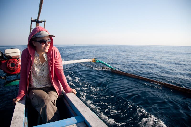Woman sailing stock photo. Image of person, adult, caucasian - 19950314