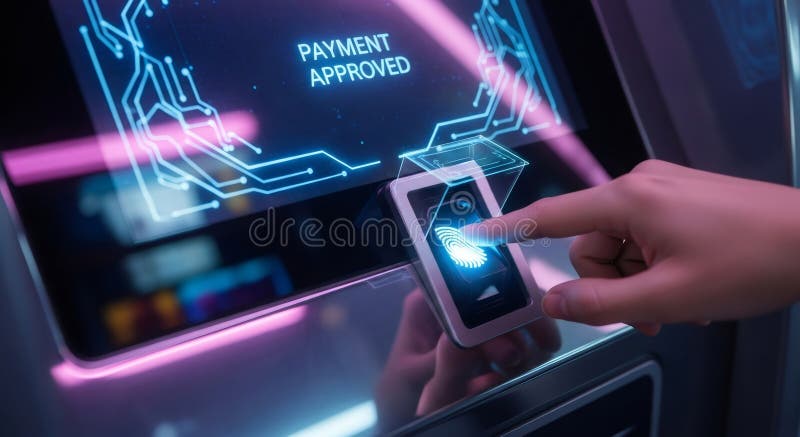 Fingerprint Payment Stock Illustrations – 2,771 Fingerprint Payment ...