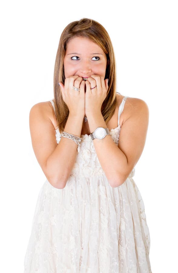 Scary Expression stock image. Image of white, portrait - 12513109