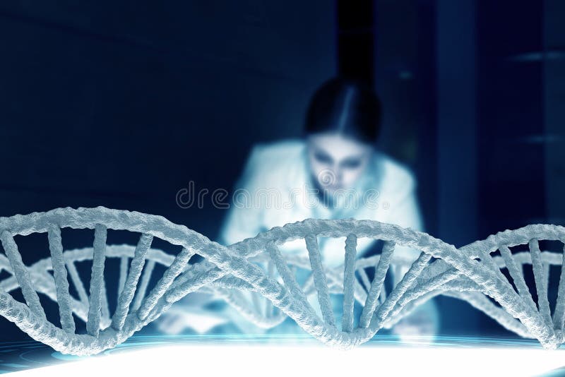Woman Science Technologist in Laboratory Stock Photo - Image of genetic ...